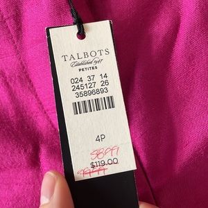 Talbots | Pants & Jumpsuits | Nwt Talbots Hot Pink Trouser Pants | Poshmark